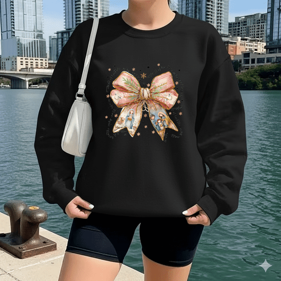 Bow Faith Coquette Christian Holiday Worship Inspirational Art ...