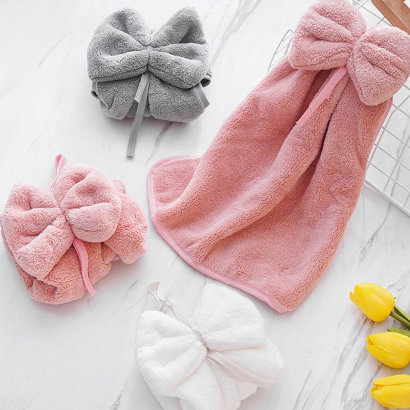 Bow Hand Towel under $5! Bzdzmqm Bow Shaped Hand Towel Hanging, Super ...