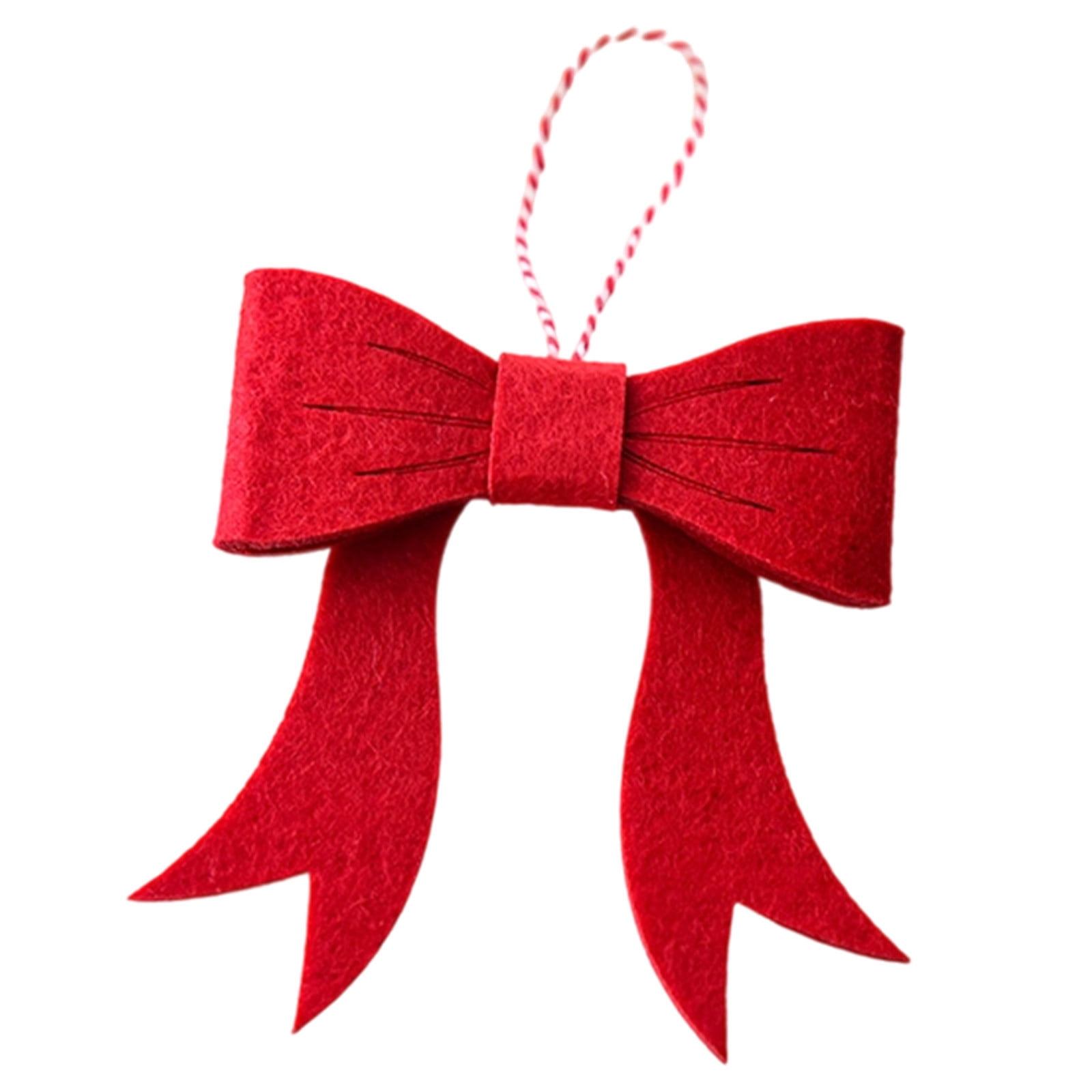 Bow Hanging Ornament For Festive Elegant Bow With Drop Pendants For ...
