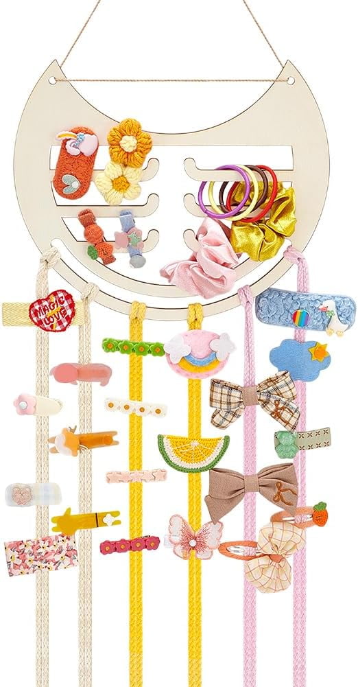 Bow Holder for Girls Hair Bows Bow Organizer Hair Clip Holder Headband ...