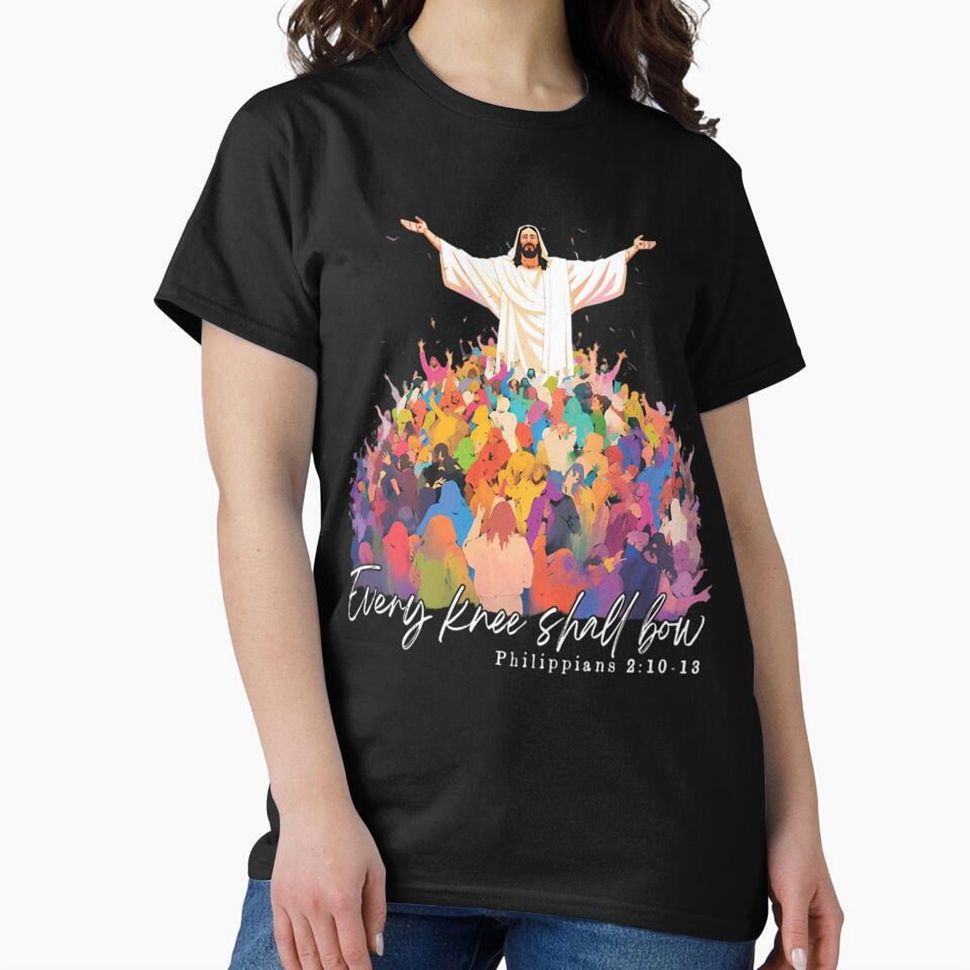 Bow Jesus Vintage Knee Quote Every Christmas Christian Shall Holiday ...