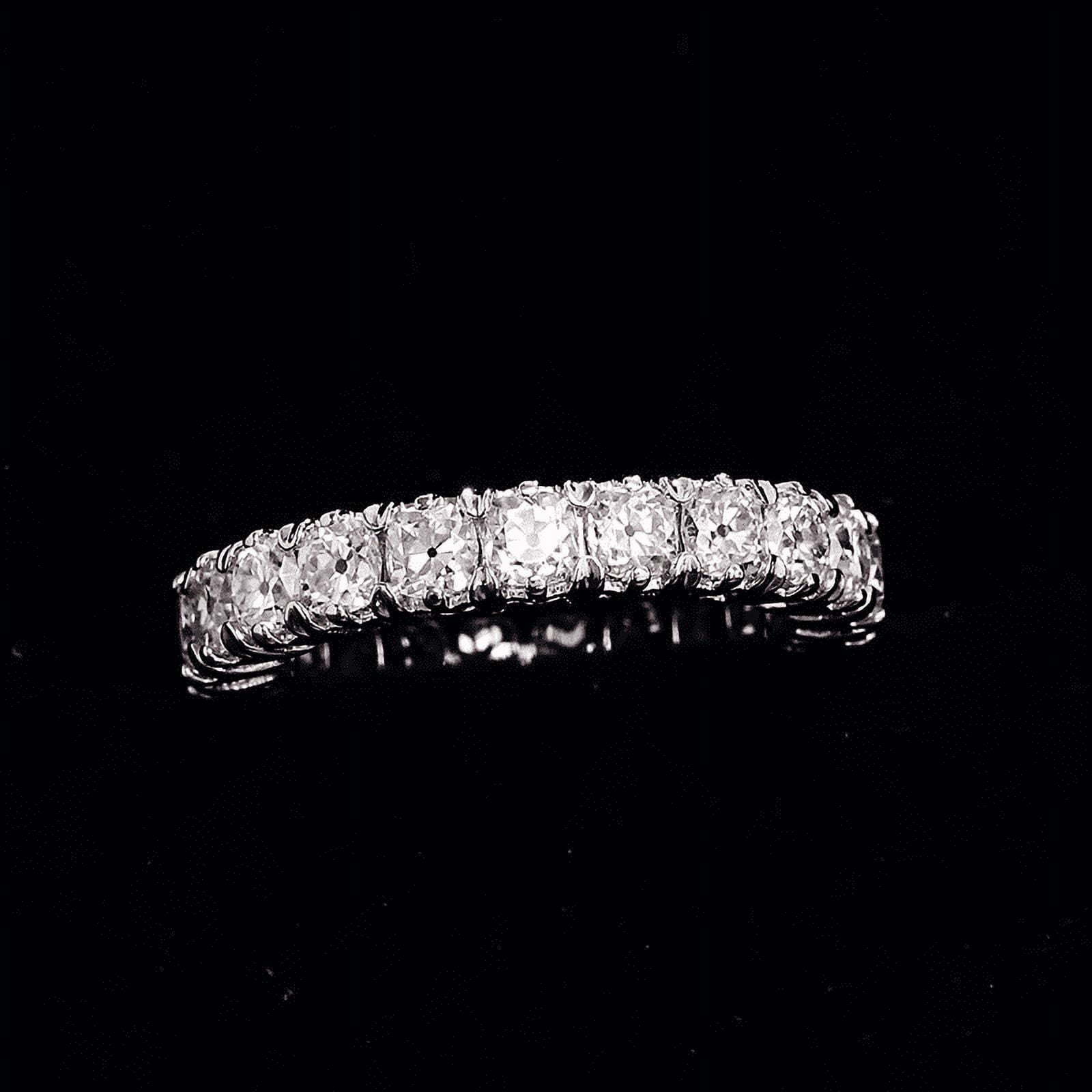 Bow Jewelry 14K White Gold Plated 2.75 Ct VVS1 Round Cut Moissanite ...