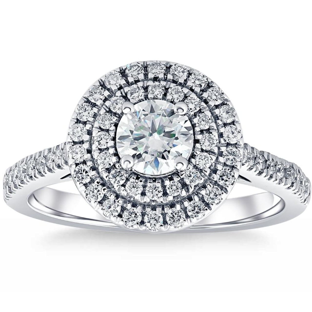 Bow Jewelry 2 Ct Round Cut Solitaire Moissanite Ring - Hidden Butterfly ...