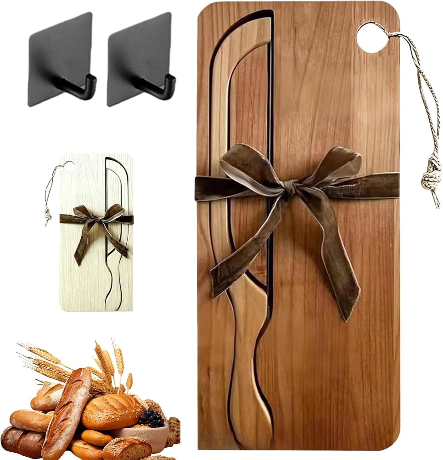 Bow Knife and Board Set - Sourdough Cutting Board - Ergonomic Slicing ...