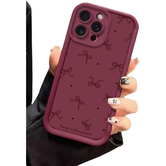 Bow Knot Bowknot Print Camera Protection Phone Case for iPhone (iPhone ...