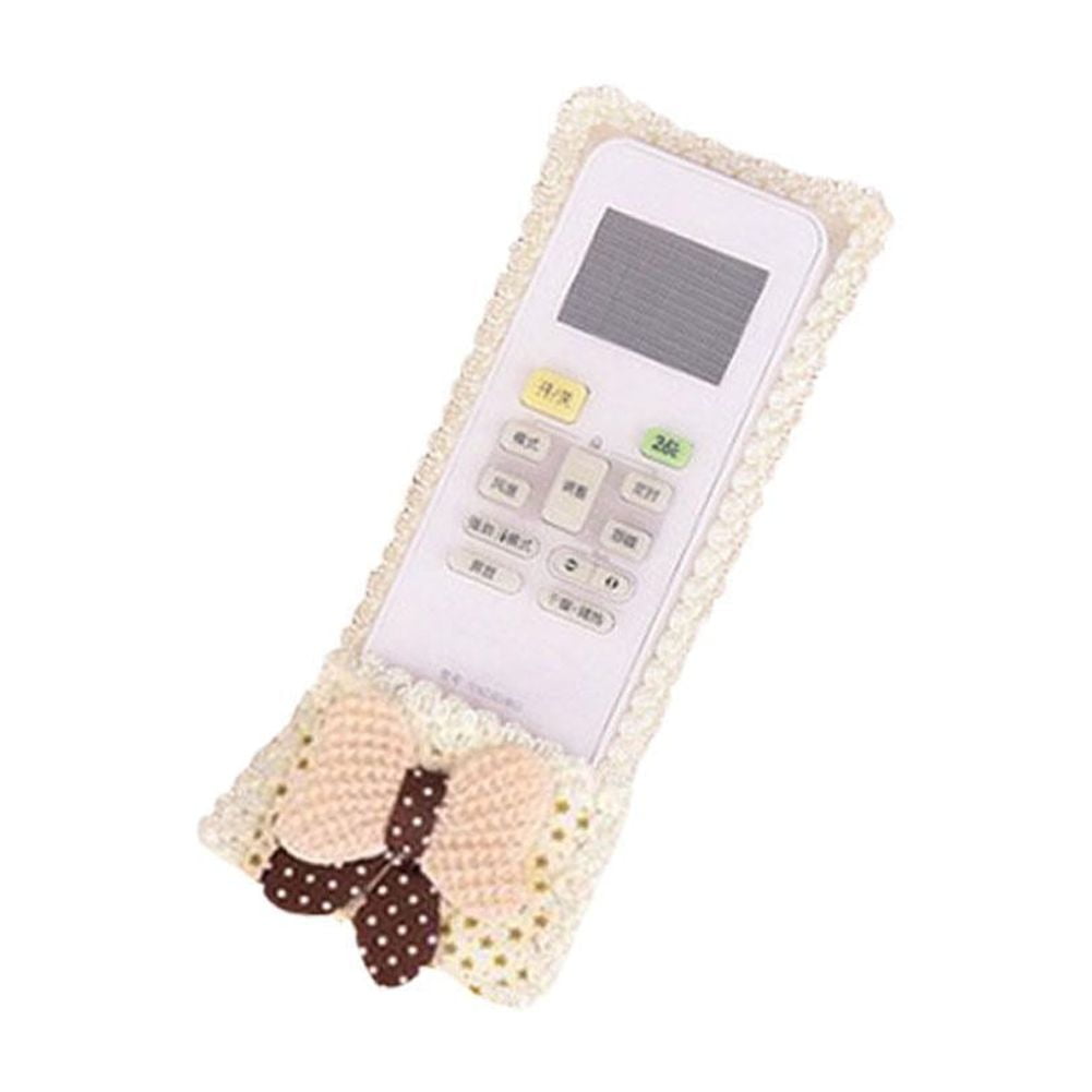 Bow Lace Fabric Remote Control Cover Dust Cover Protective Cover New I6 Q5M - Walmart.com