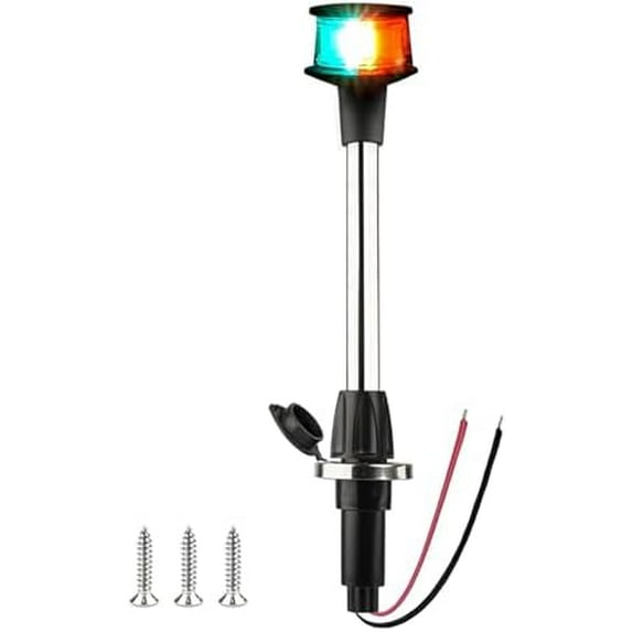 Bow Light LED Boat Navigation Lights Red and Green Bi-Color Lighting ...