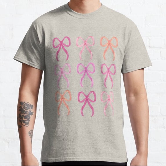 Bow Pattern Classic T-shirt - Walmart.com