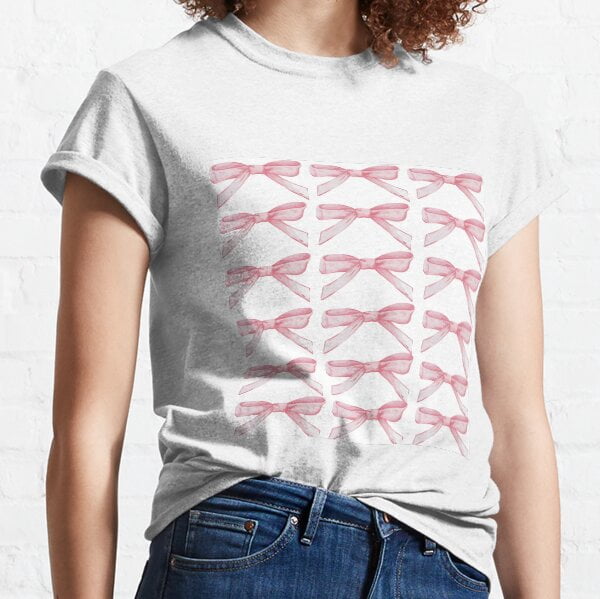 Bow Pattern Classic T-shirt - Walmart.com