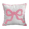 Bow Pillow Covers Embroidered Pillow Cases Bow Embroidery Cushion ...