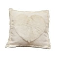 Bow Pillow Covers Set of 2 Coquette Room Decor Cute Faux Fur Soft ...