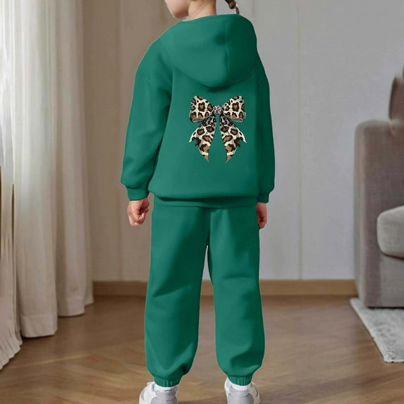 Bow Print Outfits Set For Kids Stylish Kids Casual Wear With Bow Print ...