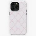 Bow Ribbon Pink Feminine Pattern Art iPhone Case 17 11 12 13 14 15 16 ...