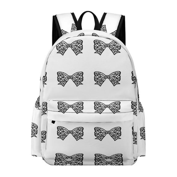 Bow Seamless Backpacks Teenager Bookbag Students School Bags Travel ...