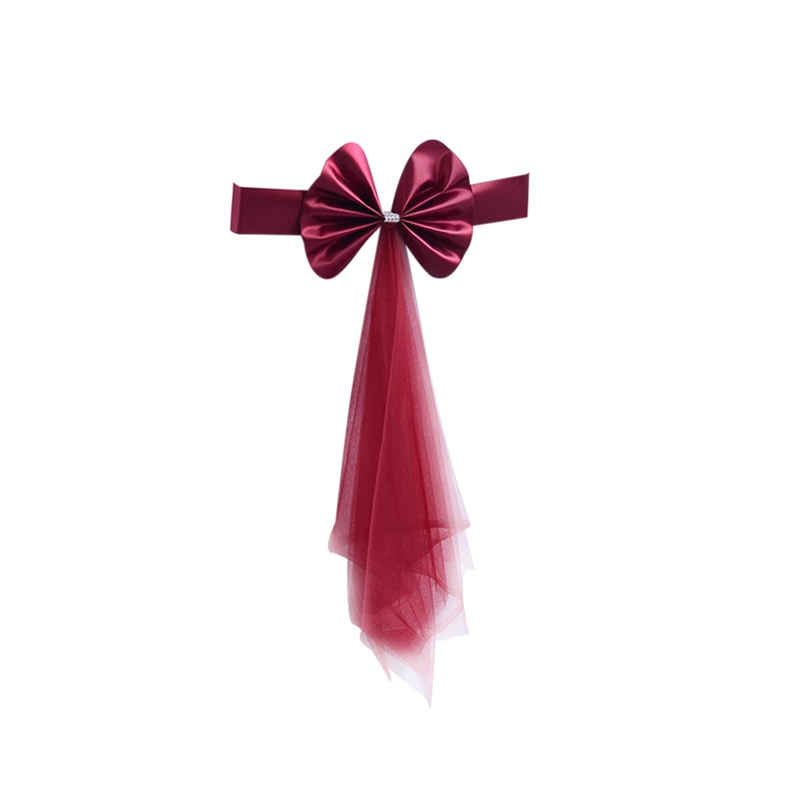 Bow Shaped Chair Back Flower Christmas Tie - Walmart.com