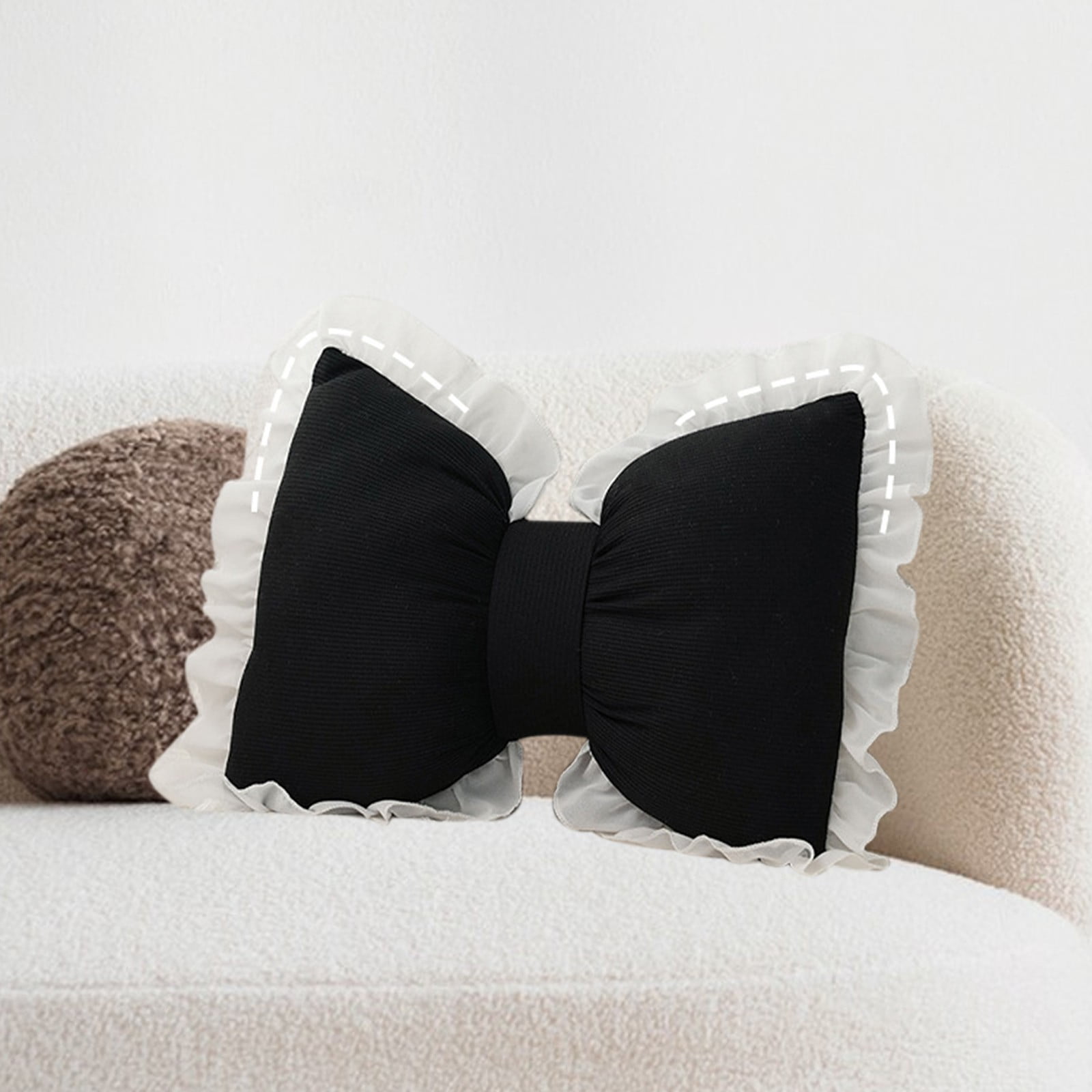 Bow Shaped Pillow Decorative, Decorative Pillows for Couch, Bow Pillow ...