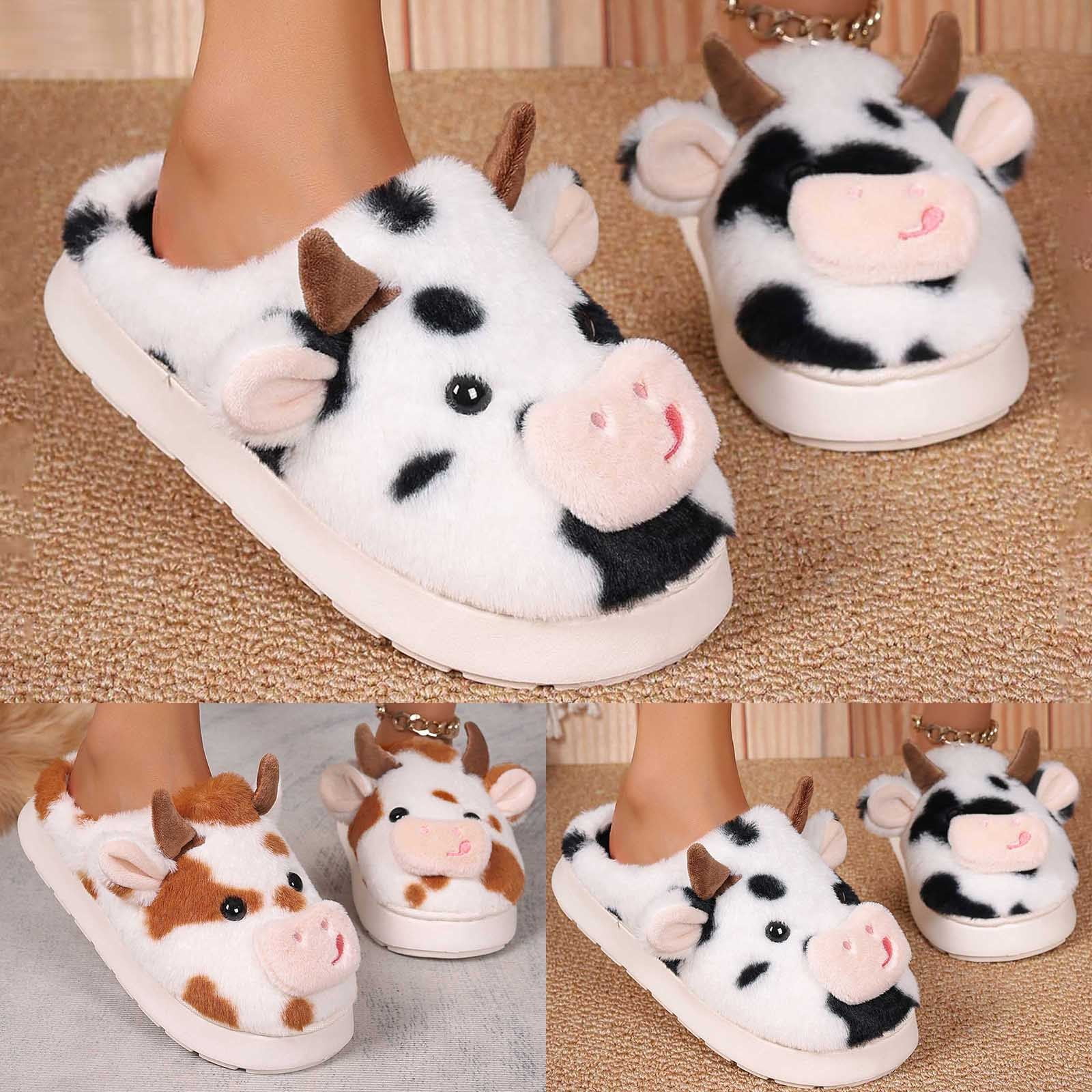 Bow Slippers Women's Comfort Memory Foam House Slippers Plush Lining ...