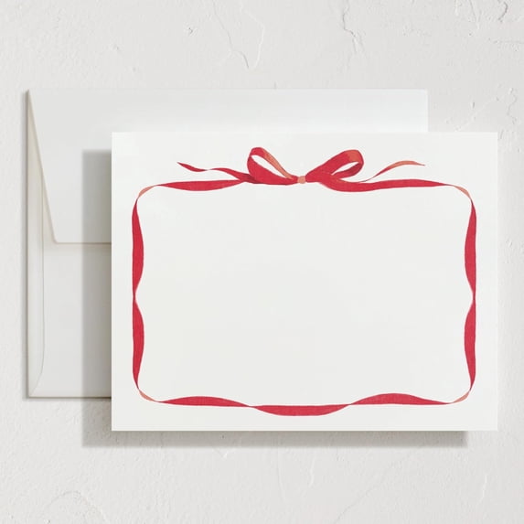 Bow Stationery Cards, 10 Count, Blank Cards and Envelopes For Thank You ...