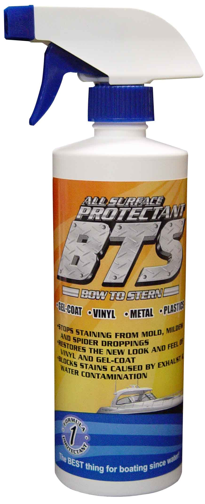 Bow to Stern (BTS) All-Surface Protectant 16oz Spray| Marine Multi ...