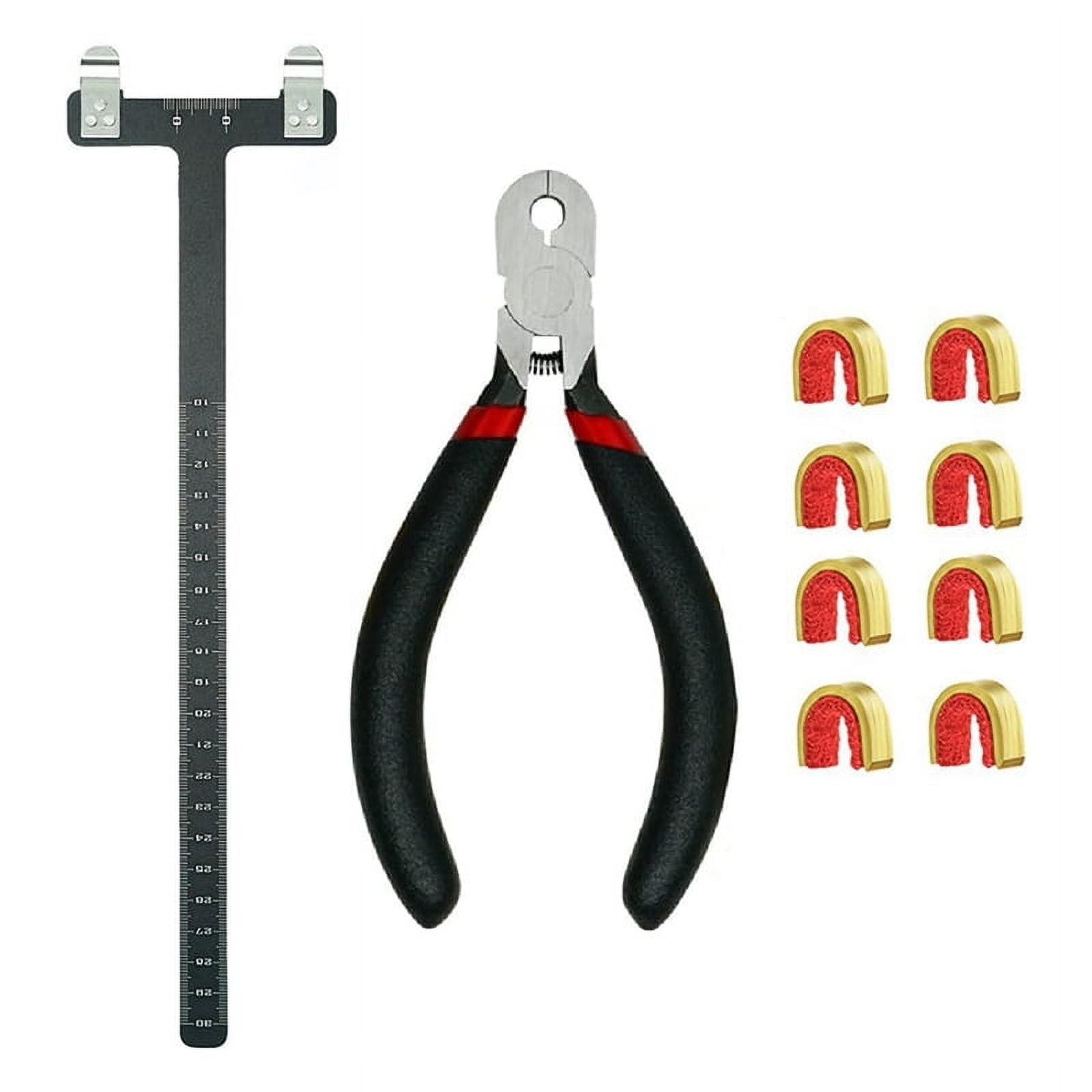 Bow String Nocking Points Set with T Square Ruler Nocking Buckle Pliers ...