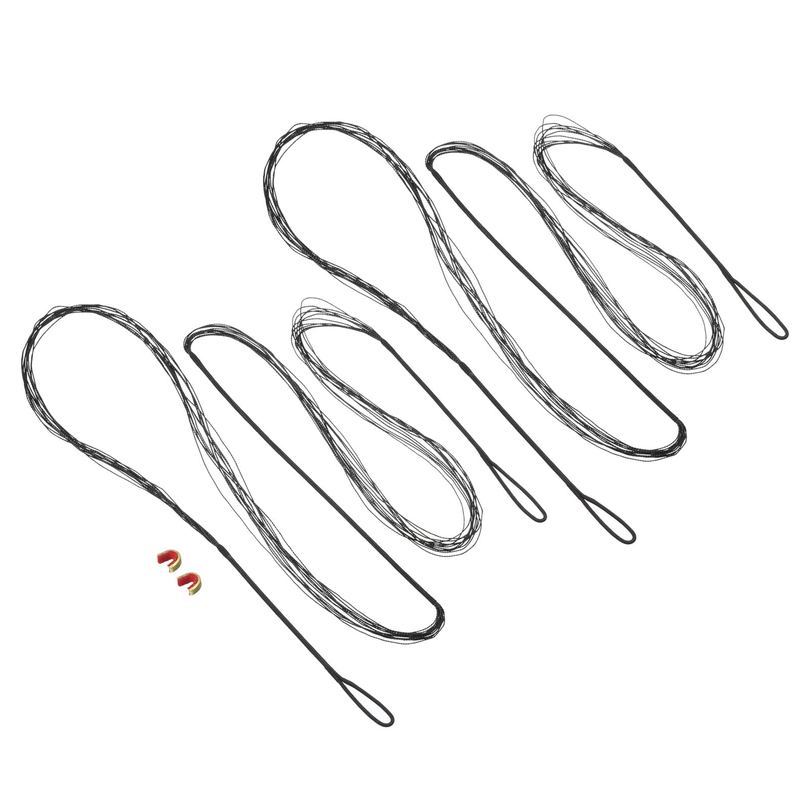 Bow String Replacement,12 Strands Recurve Bowstring with Nock Point for ...