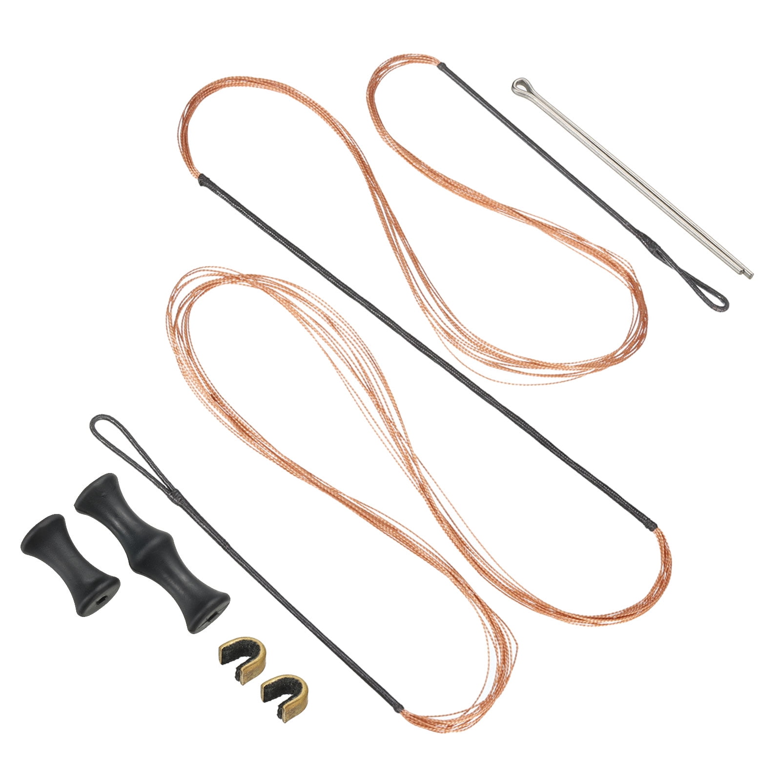 Uxcell Bow String Replacement, Archery Bowstrings with Finger Guard & Brass Nock Points for ...