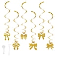 Bow Swirl Party Hanging Swirls Decorations for Ceiling Wedding ...