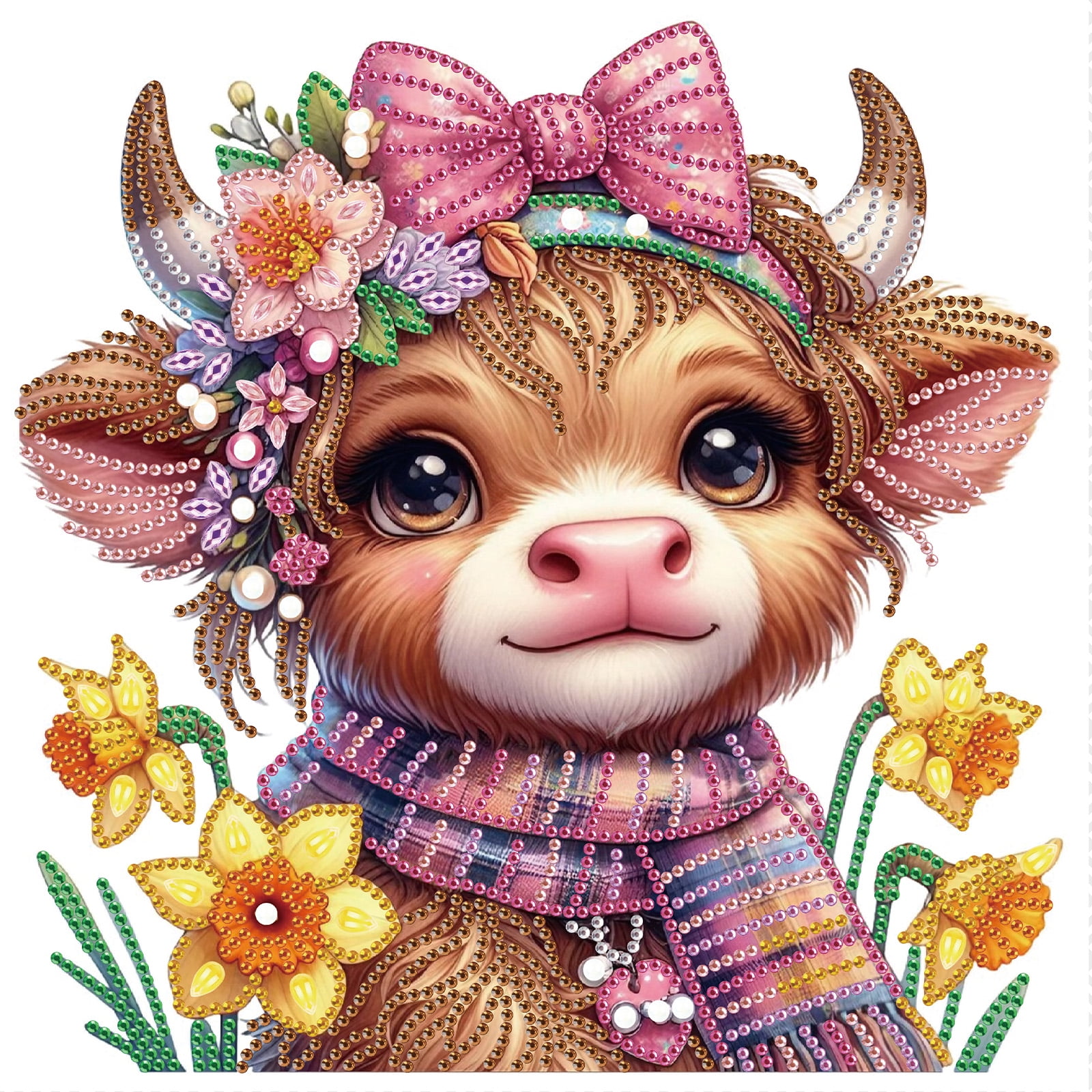 Bow Tie Calf Diamond Art Painting Kit - Walmart.com