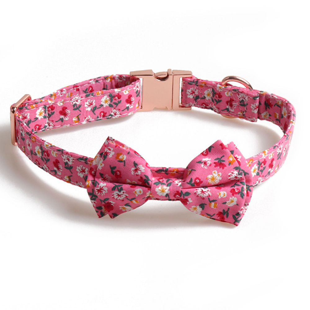 Bow Tie Dog Collar, Soft And Comfortable Detachable Bow Tie Adjustable ...