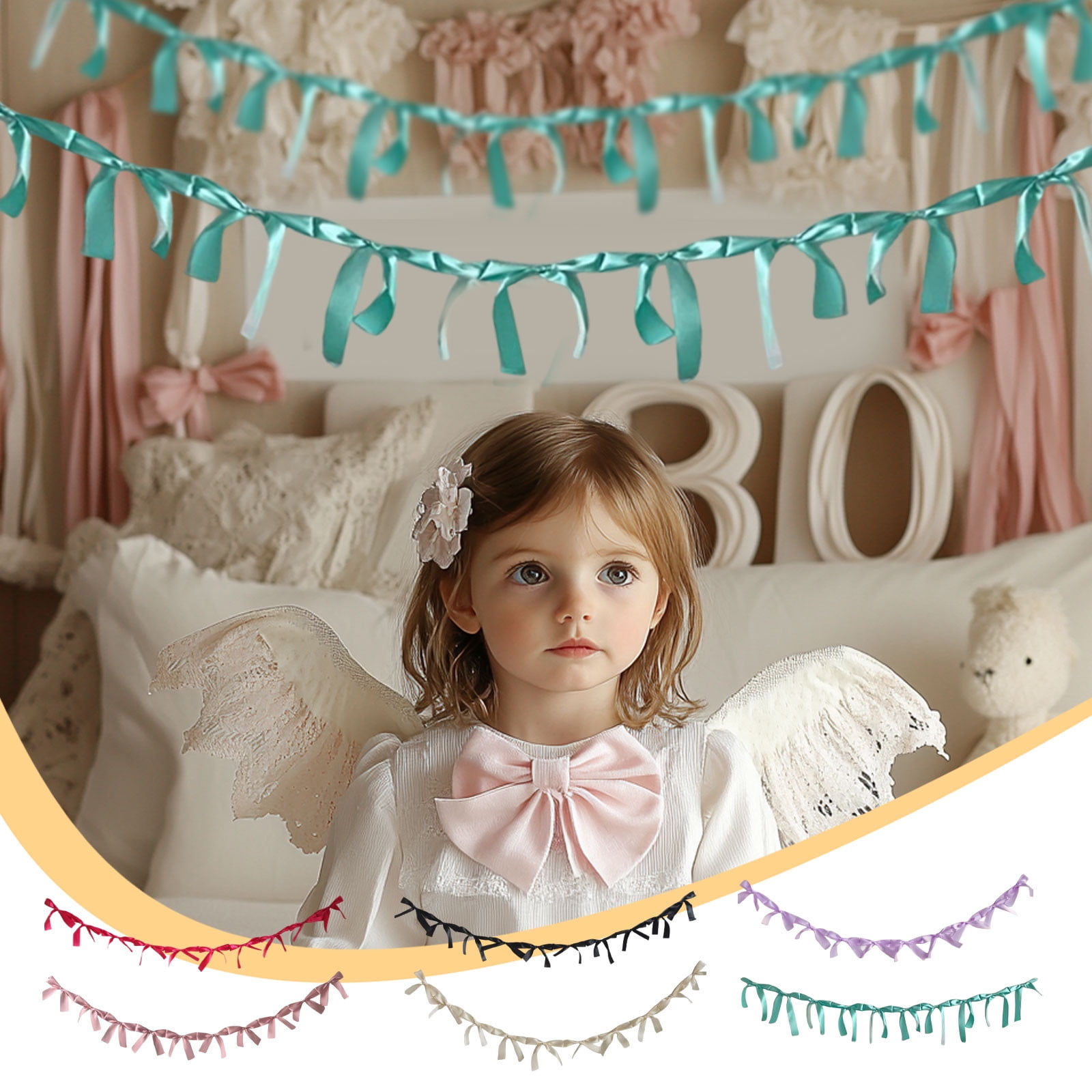 Bow Tie Handmades Kids Room Decoration | Handmade Webbing Pull Bow ...