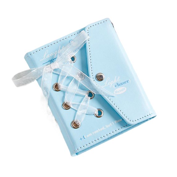 Bow Tie Leather Photo Album,Photocard Storage Box,Mini PhotoAlbum,PP ...