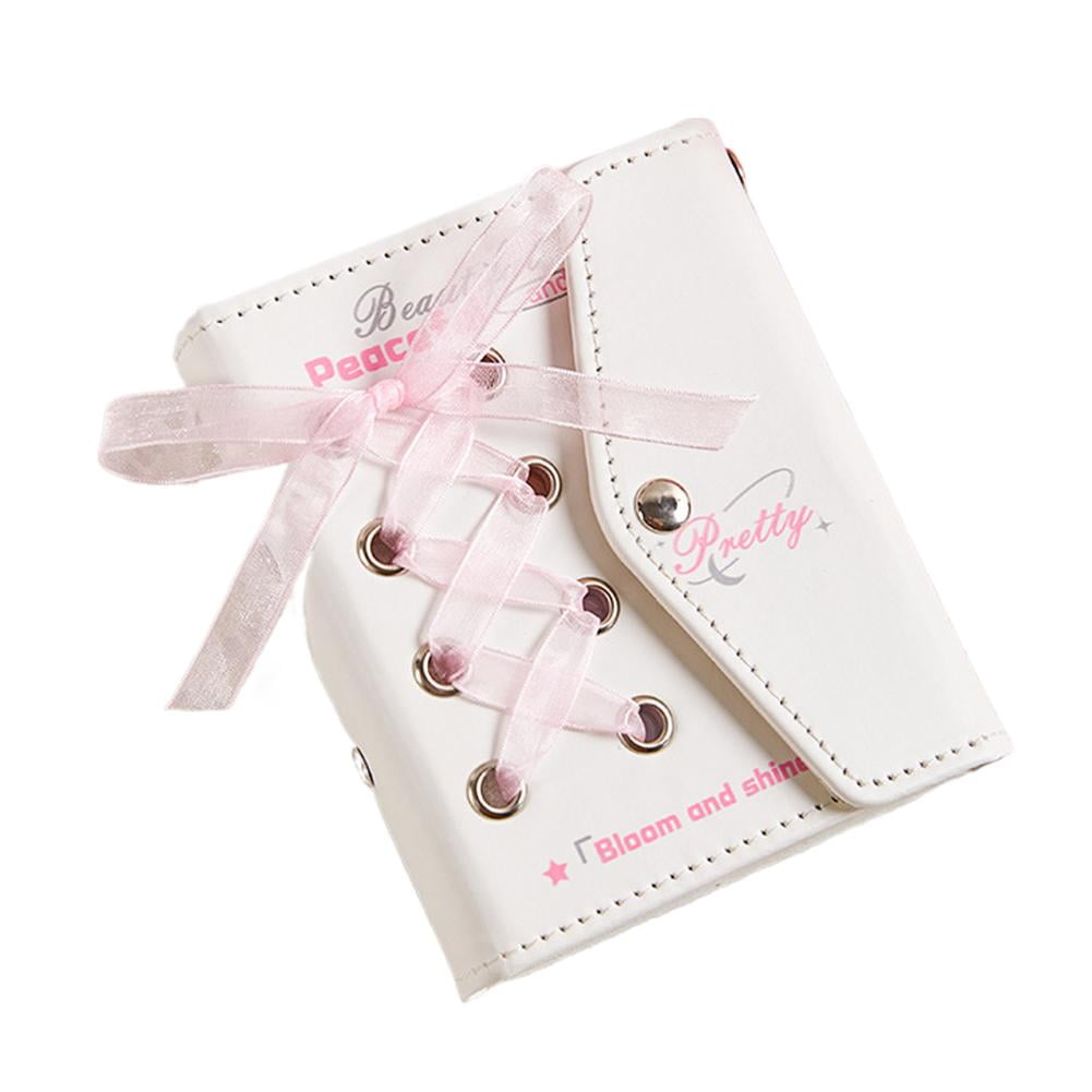 Bow Tie Leather Photo Album,Photocard Storage Box,Mini PhotoAlbum,PP ...