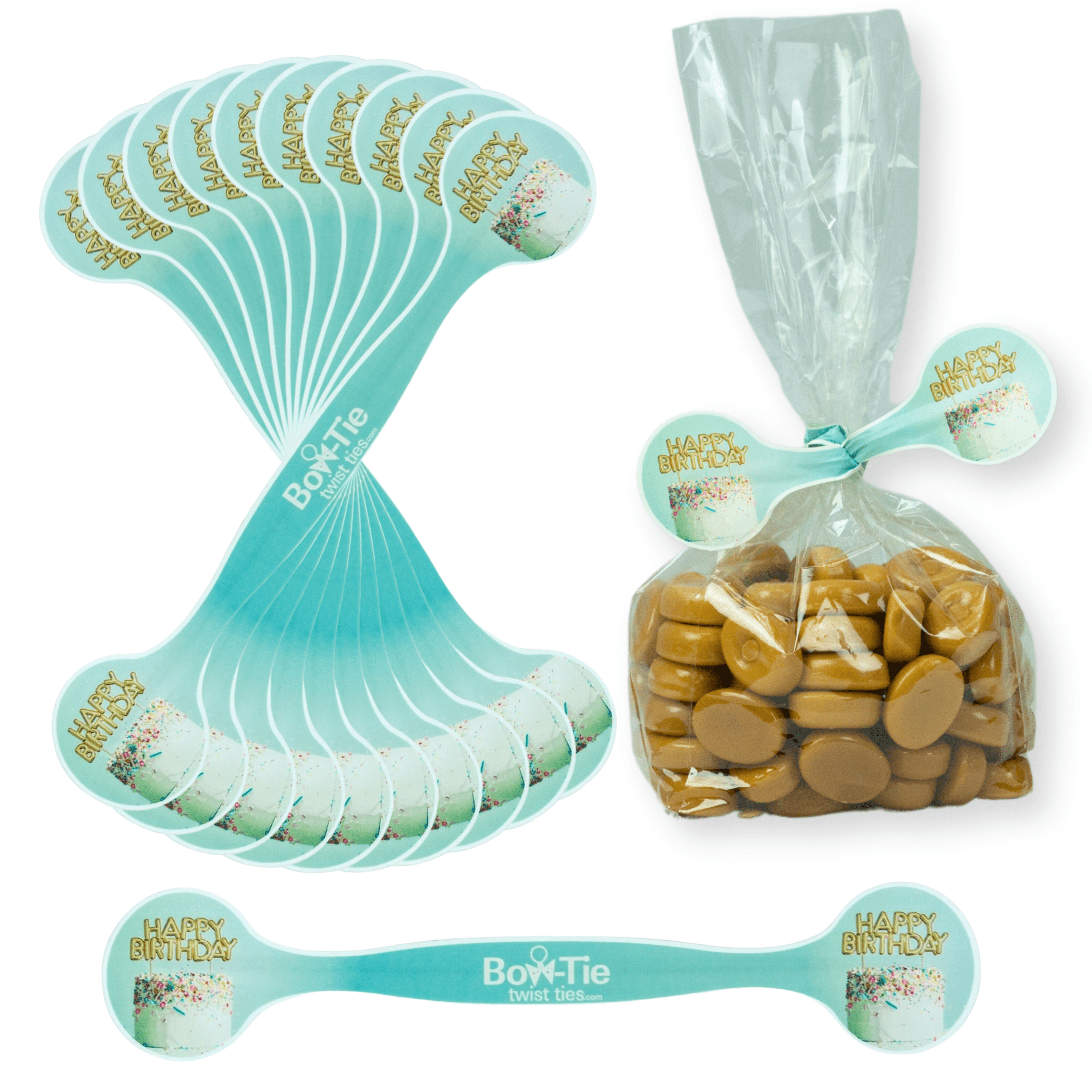 Bow-Tie Twist Tie| Party Favor Bag Tie | Themed Twist Ties Perfect for ...