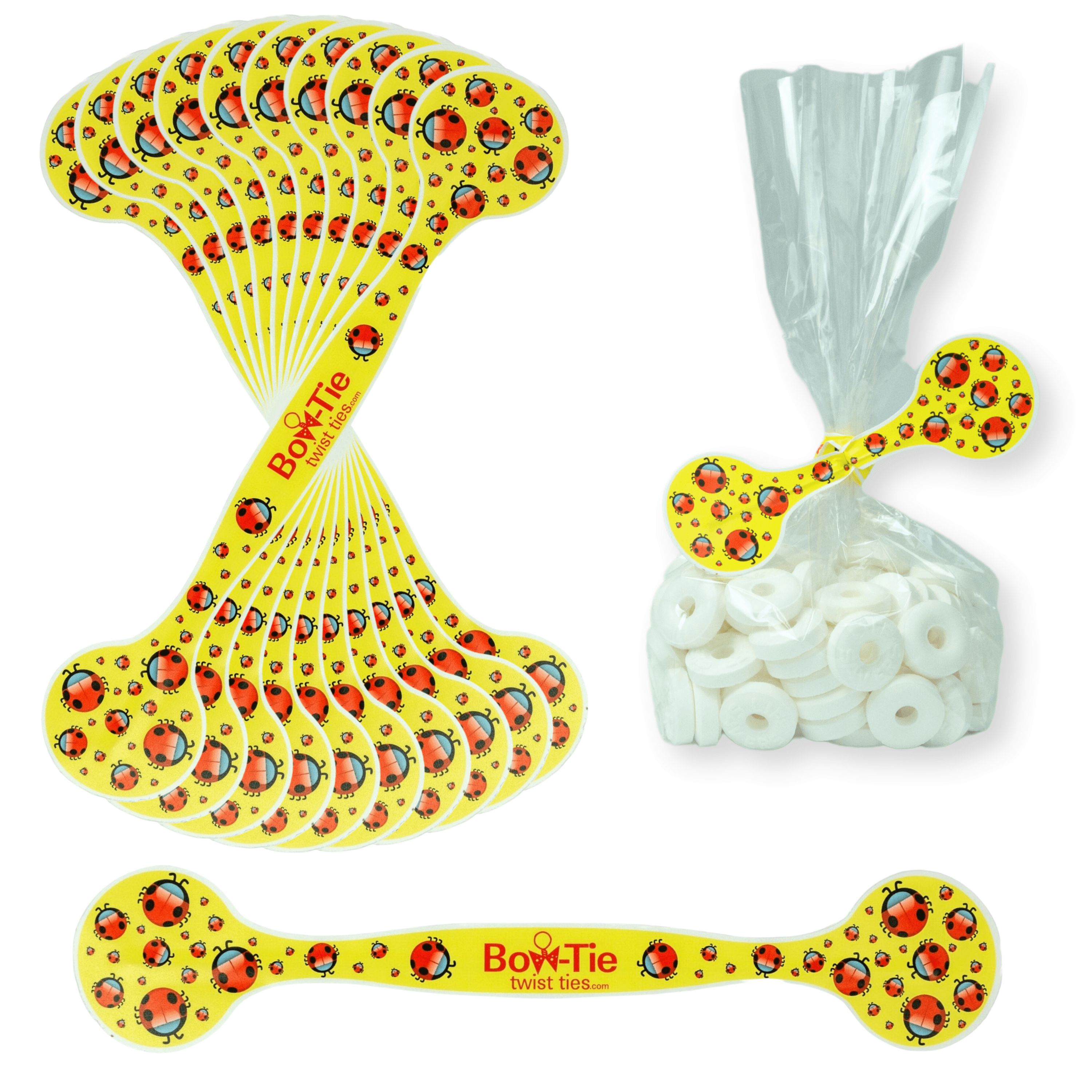 Bow-Tie Twist Ties| Party Favor Bag Tie | Themed Twist Ties Perfect for ...