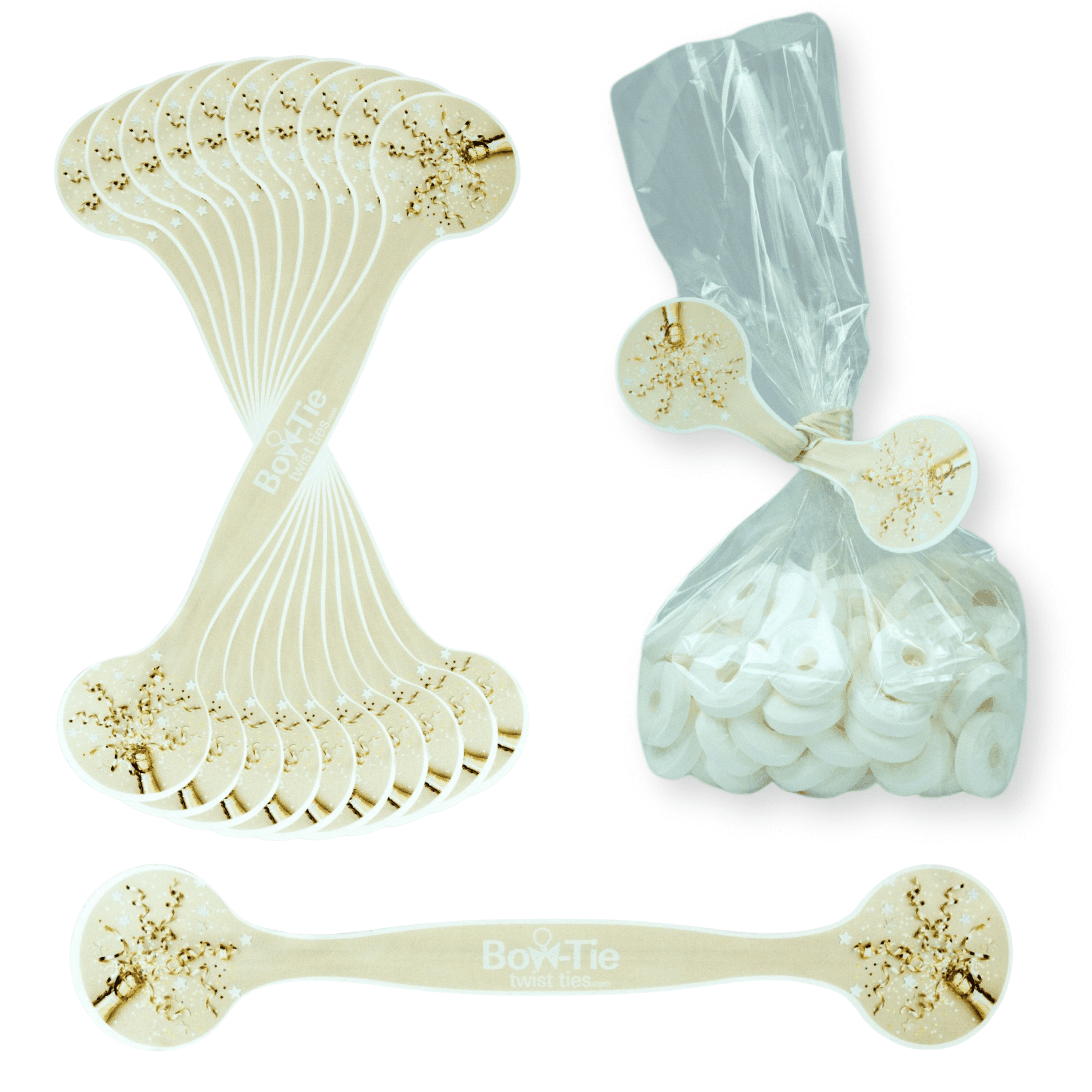 Bow-Tie Twist Ties| Party Favor Bag Tie | Themed Twist Ties Perfect for ...
