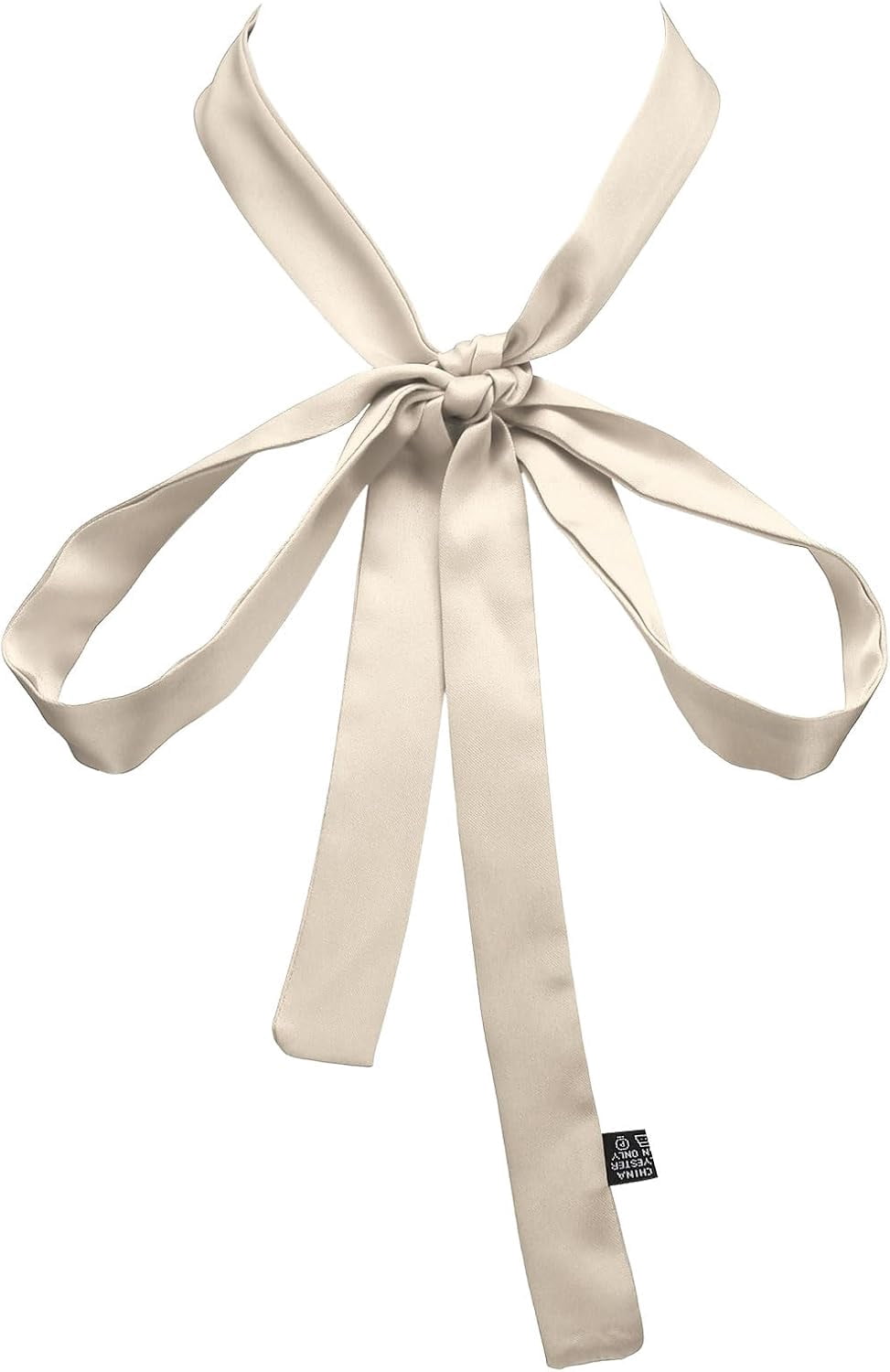 Bow Tie for Women/Girls, Satin Ribbon Girls Self-tie Bowtie Neck Scarf ...