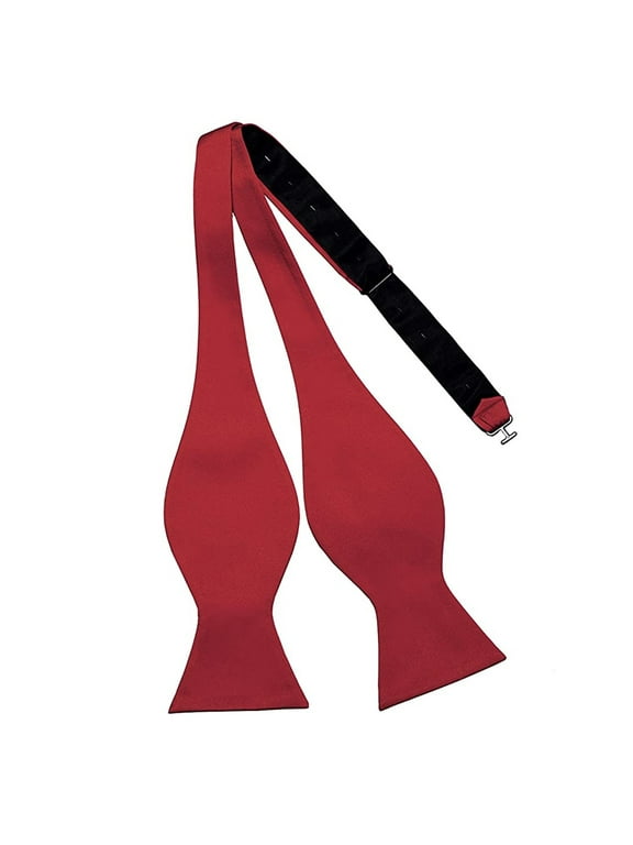 Premium Classic Solid Color Adjustable Tuxedo Neck Bowtie Bow Tie ...