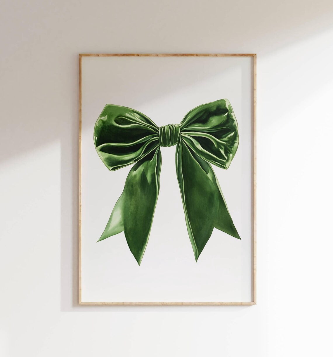 Bow Wall Art Big Bow Coquette Bow Print Trendy, Unframed Poster ...