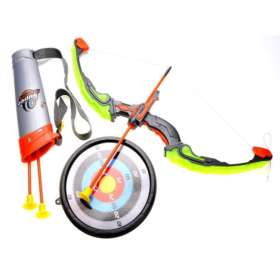 Bow and Arrow Archery Play Set for Kids Outdoor Hunting Game Toy With ...
