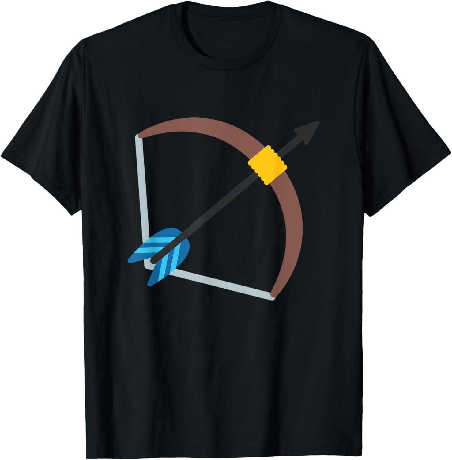 Bow and Arrow Costume T-Shirt men and women can wear, black, white ...