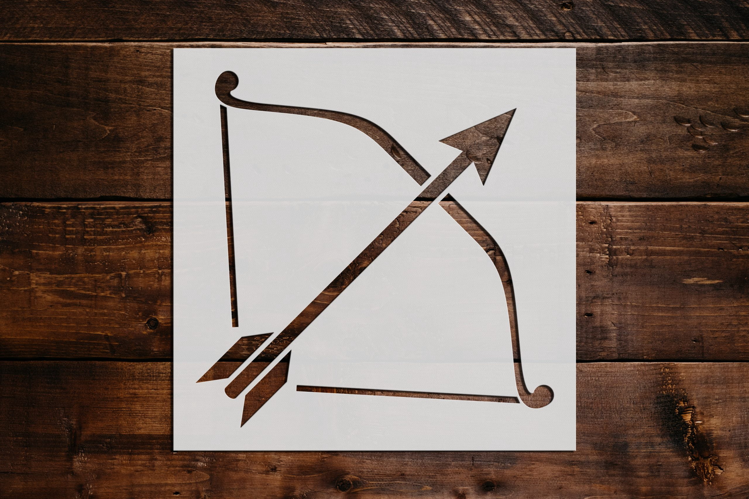 Bow and Arrow Stencil - Art and Wall Stencil (8"x8") - Walmart.com