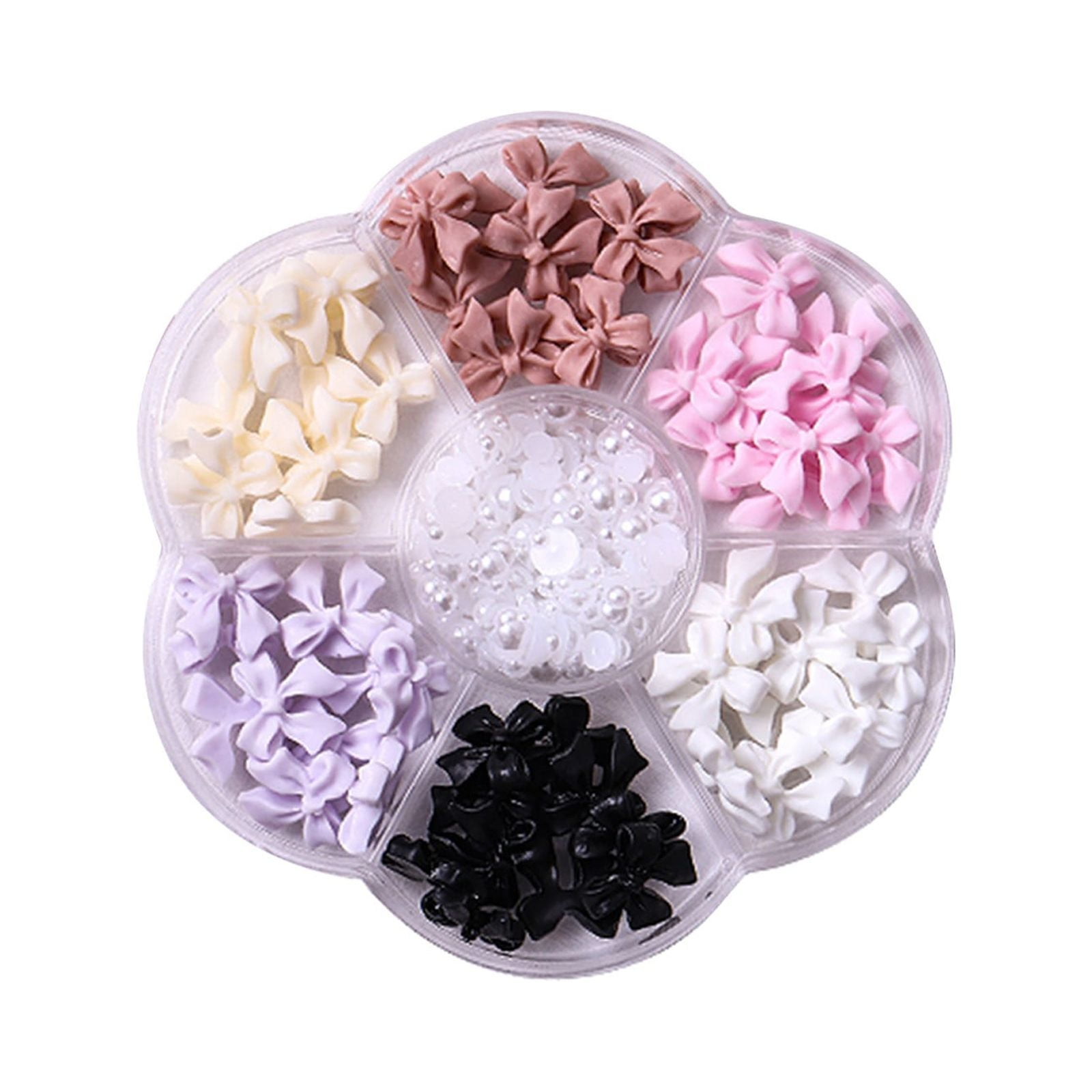 Bow-knot Nail Stud Rhinestones , 3D Bow-knot Colorful Polish Rack Small ...
