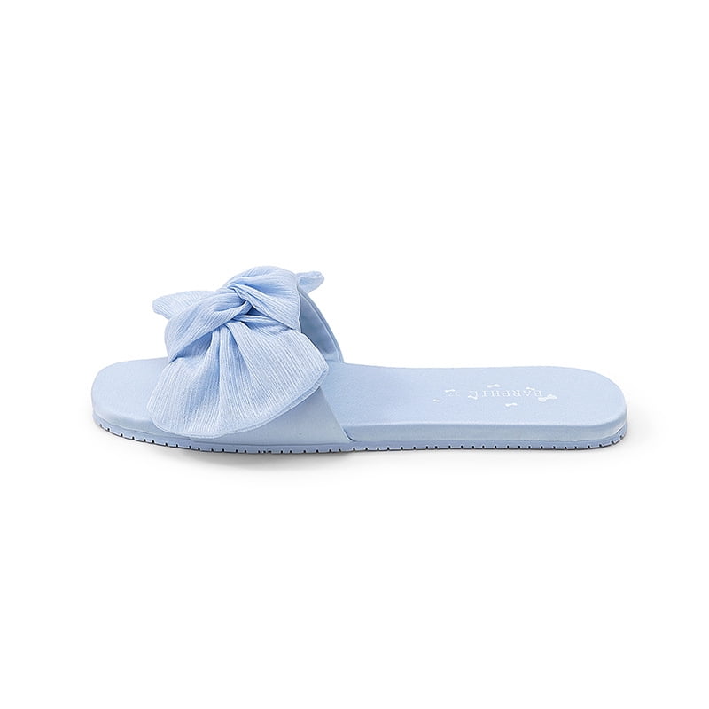 Bow-knot slippers, women's versatile indoor lounge shoes - Walmart.com