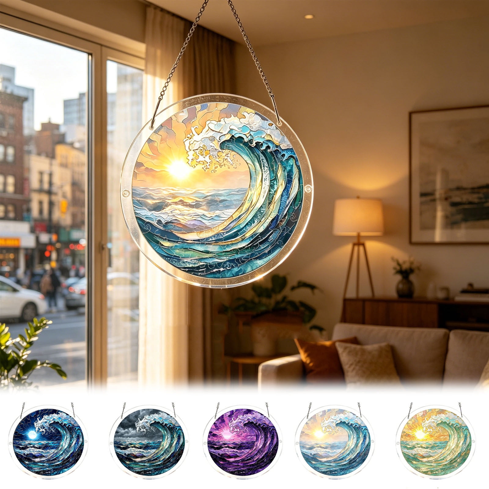 Bowayaoa DIY Acrylic Puzzle Suncatcher, Transparent Light Catcher ...