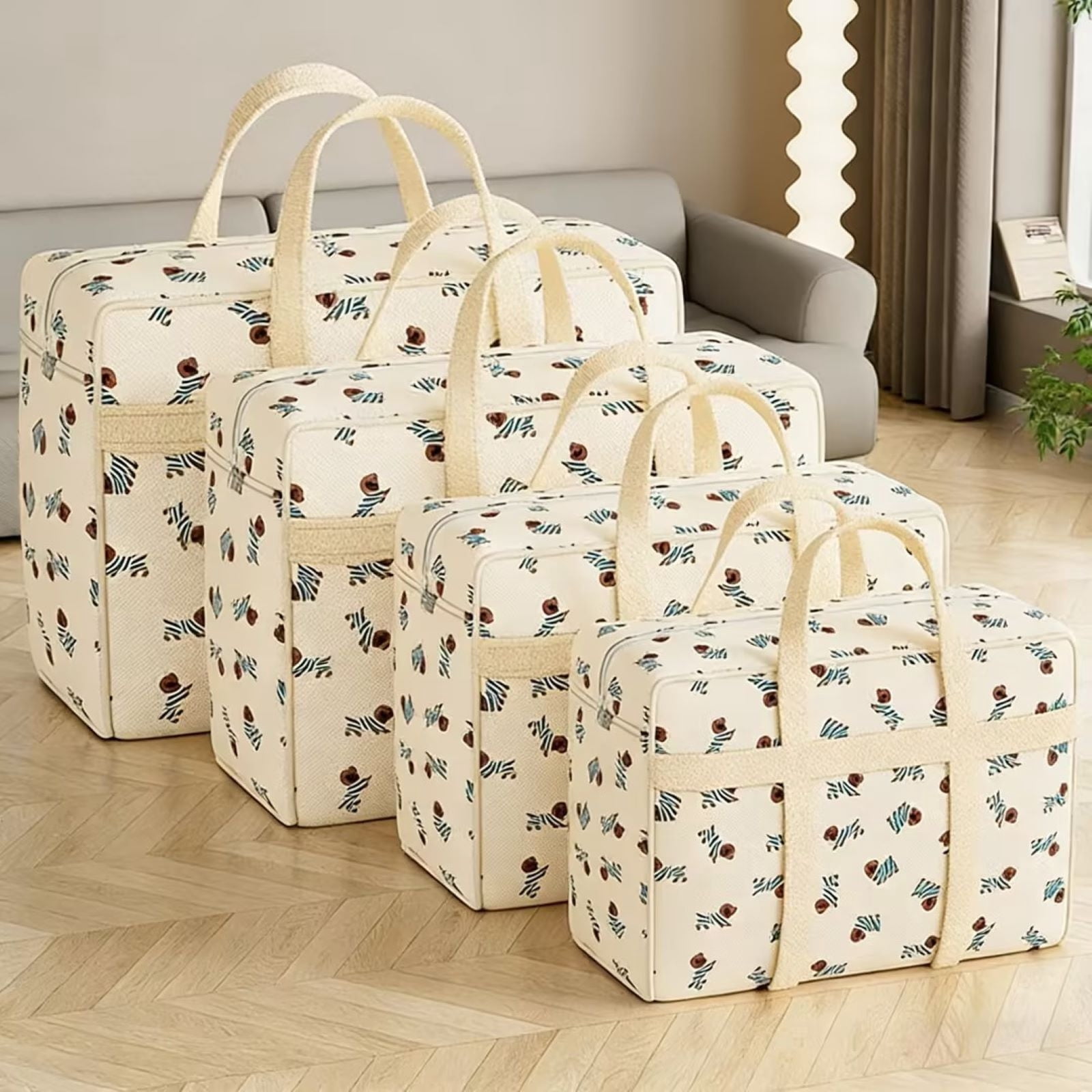 Bowayaoa Duty Moving Bags with Strong Zipper & Carrying Handles, Sturdy ...