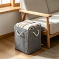 Bowayaoa Foldable Corner Laundry Basket, Breathable Fabric Storage ...