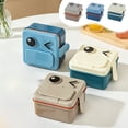 Bowayaoa Food Grade Plastic Double Layer Lunch Box, Leakproof Bento Box ...