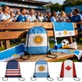 Bowayaoa Nylon Sports Drawstring Backpack, Team Printed Lightweight ...