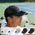 Bowayaoa Solar & USB Rechargeable Fan Baseball Cap, Cooling Fan Hat ...