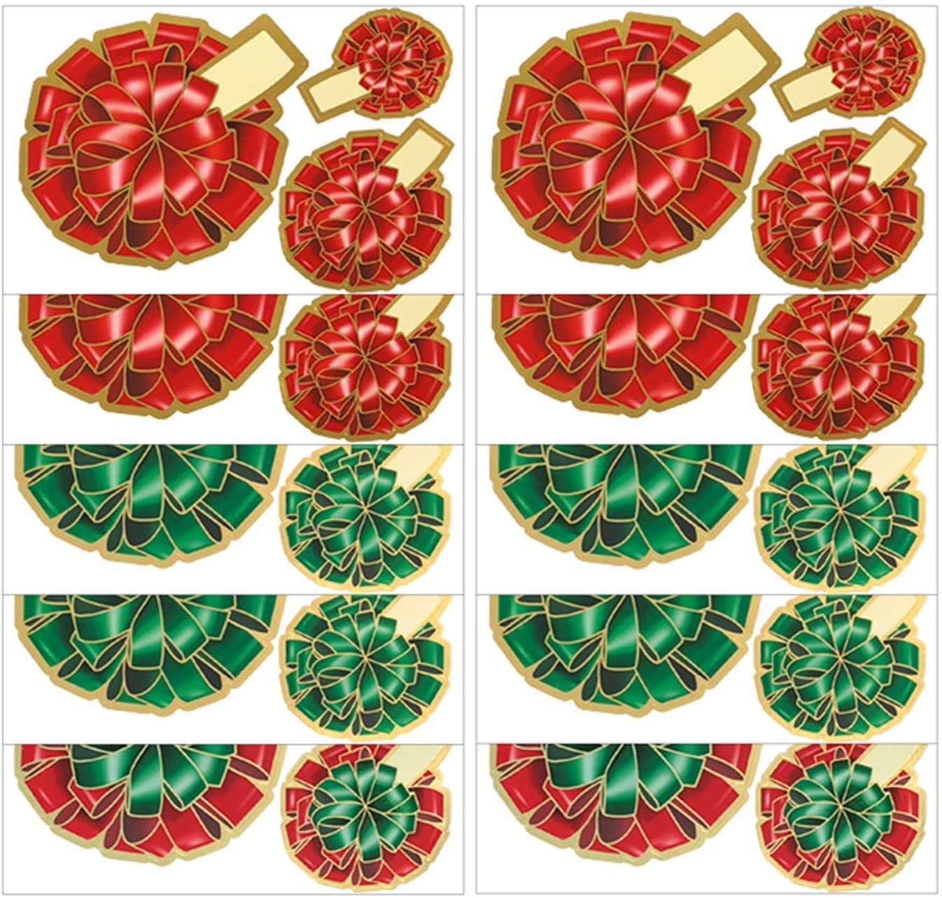 Bowdacious Gift Bows, 30 Christmas Holiday Bows, 3D Looking Gift Bow ...